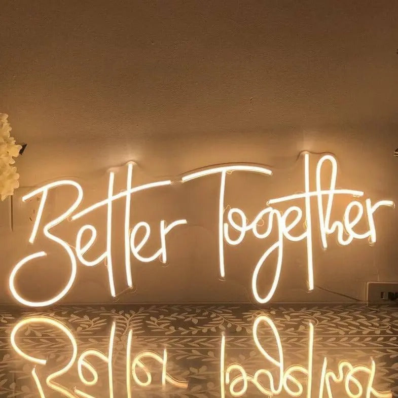Better Together Neon Sign - Celebrate Unity with Radiant – LedNeons